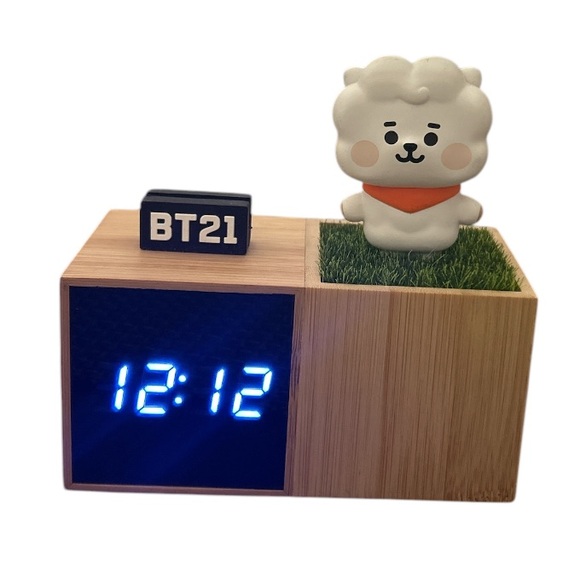 bt21 | Office | Bt2 Baby Rj Led Desk Clock | Poshmark